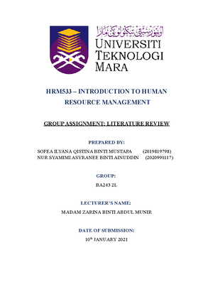 Heartland Letterhead - asm - Introduction to Human Resource Management ...