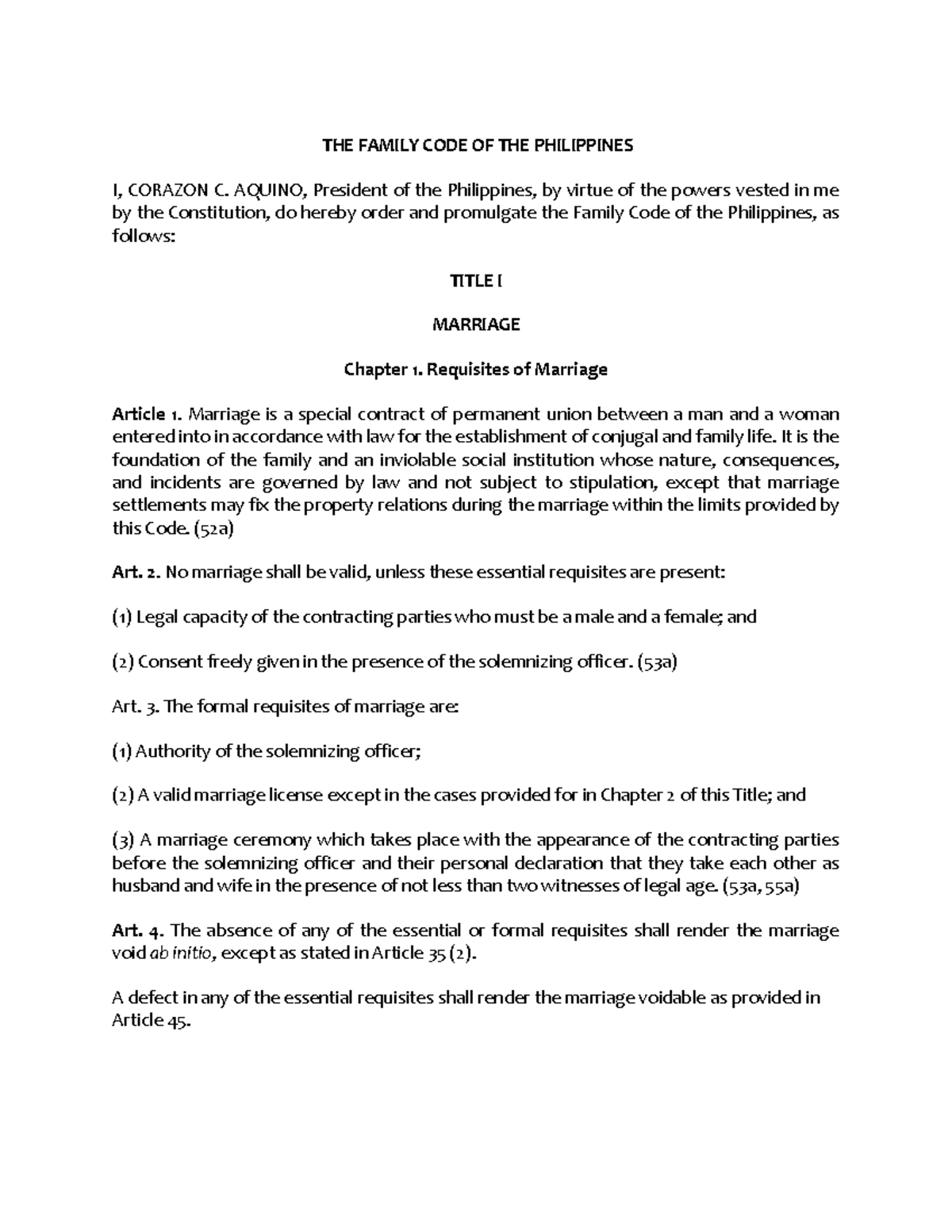 THE- Family-CODE-OF-THE- Philippines - THE FAMILY CODE OF THE ...