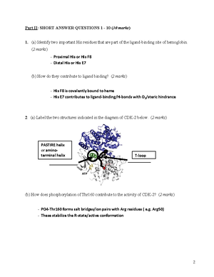 BIOC 3560 F24 Lecture 28 - BIOC* F24 Part E Lecture 28 Structure & Function in Biochemistry Dr ...