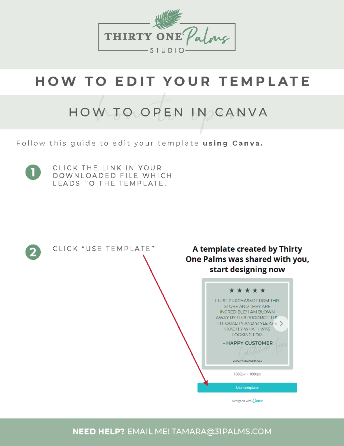 Canva Template Editing Guide - H O W T O E D I T Y O U R T E M P L A T E H O W T O O P E N I N C ...