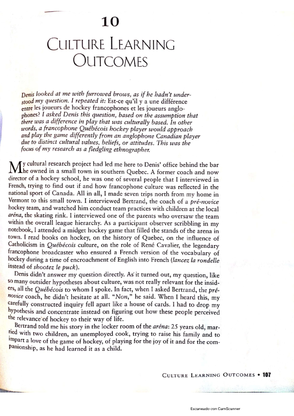 Moran 2001 Culture Learnign Outcomes Ch 10 - Idioma Inglés - Studocu