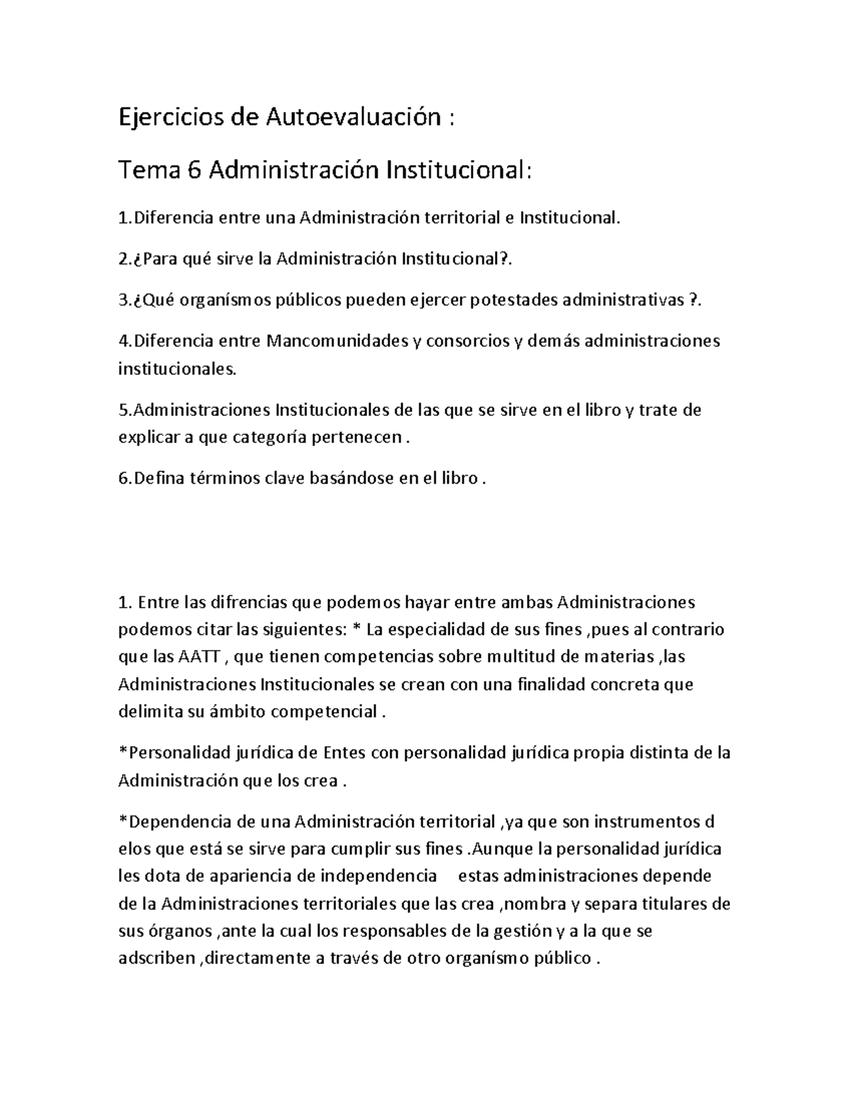 Tema 6 Derecho Administrativo - Administración Institucional - Warning: TT: undefined function ...