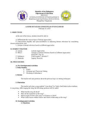 Grade 8 Quarter 4 English - GRADE 8 QUARTER 4 ENGLISH Expanding the ...