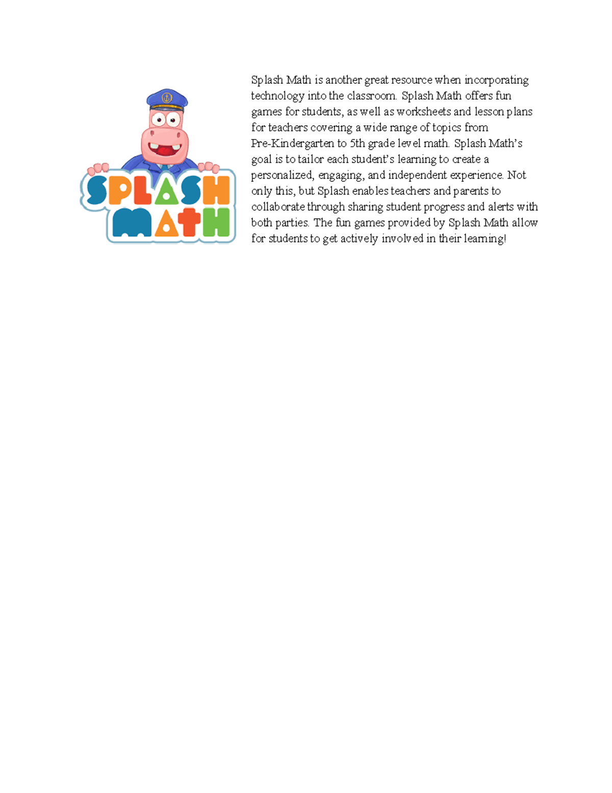 697819355-splash-math - Splash Math is another great resource when ...