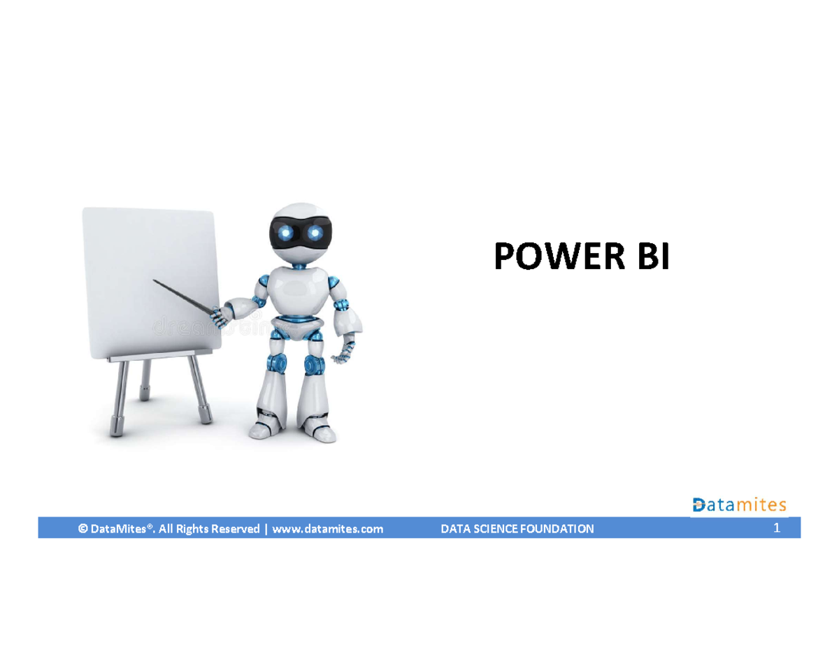 Power BI - nothing - POWER BI POWER BI Power BI is a business ...