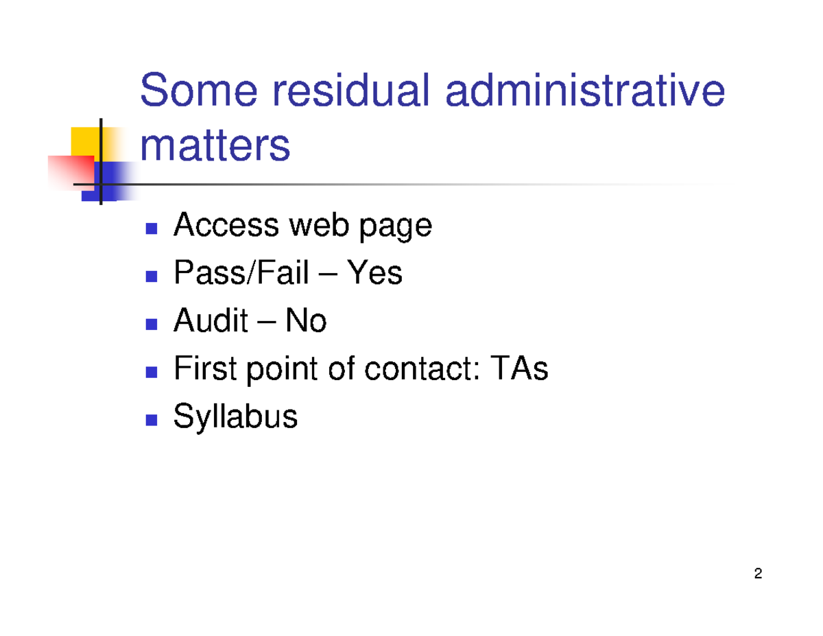 The Balance Sheet and the Recording of Transactions - Some residual ...