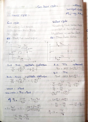 Thaermodynamics 2-1 - rules and examples - Studocu