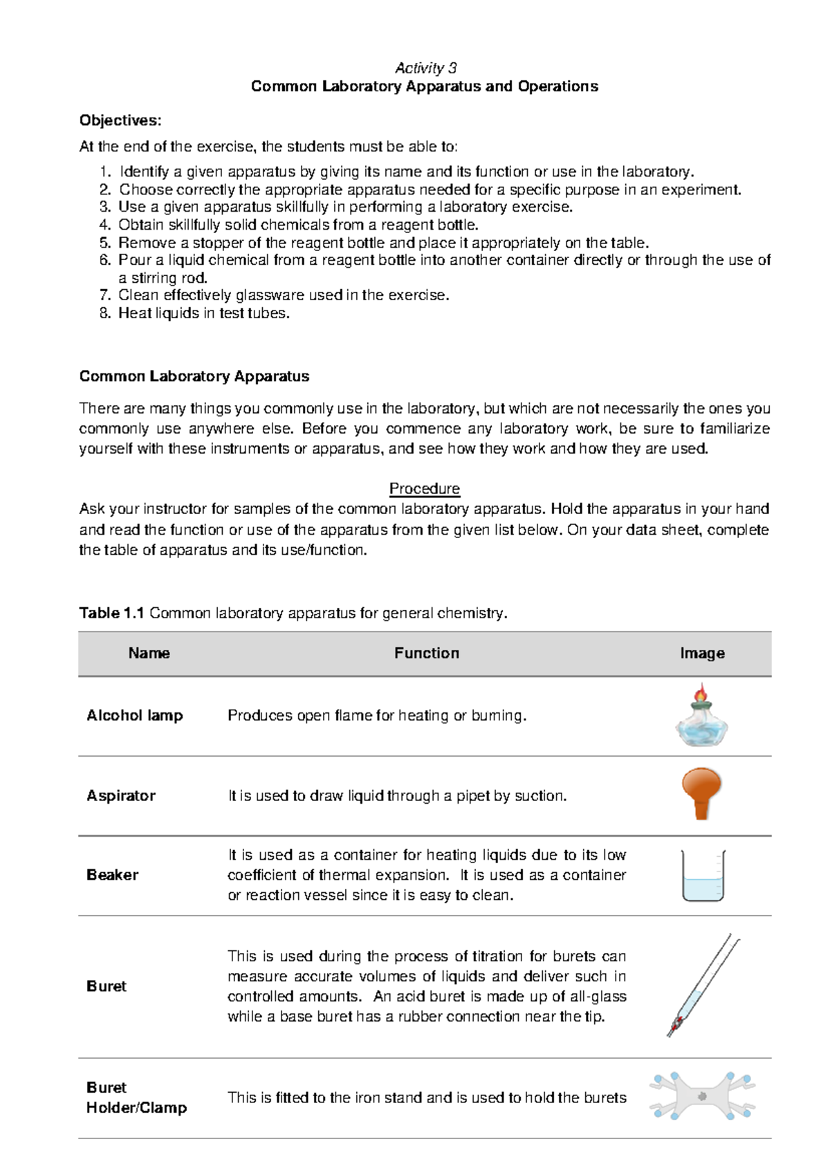 Activity-3 Common-Laboratory-Apparatus-and-Operations - Activity 3 ...