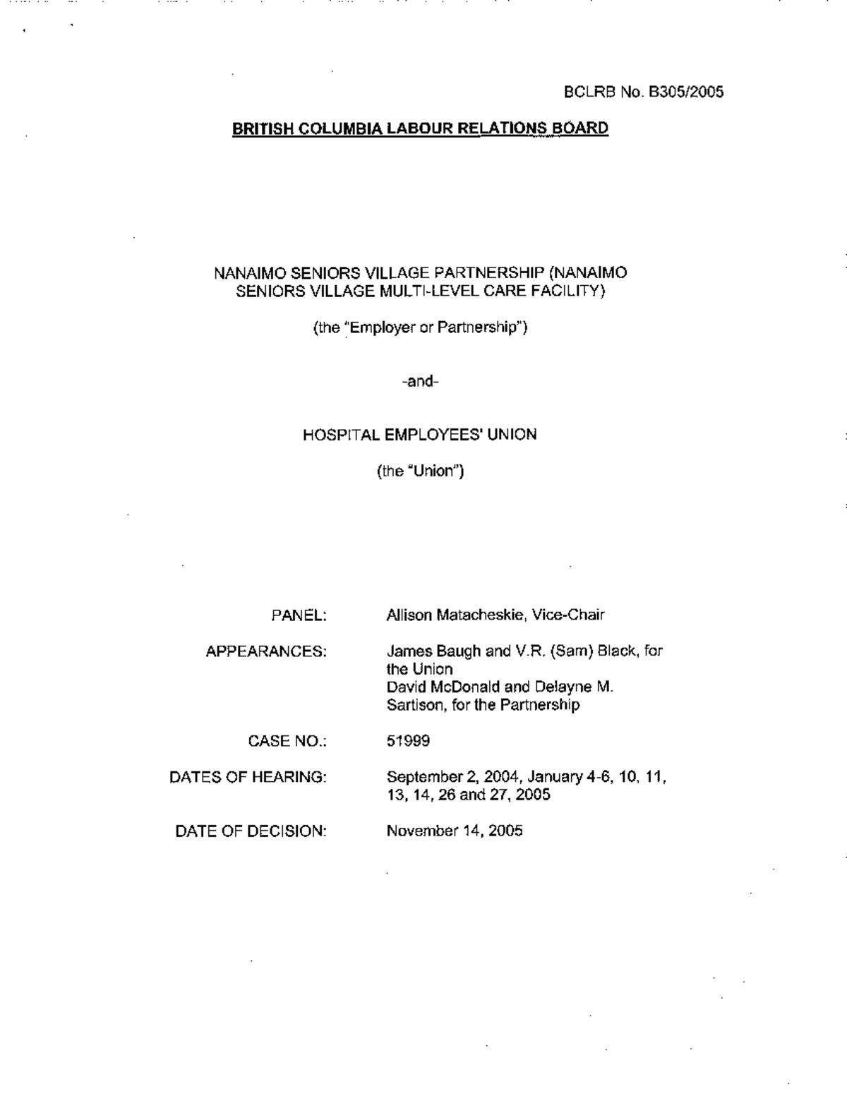 Bclrb ruling b305 2005 - Thj - Ba /BBA/BCom calicut university - Studocu