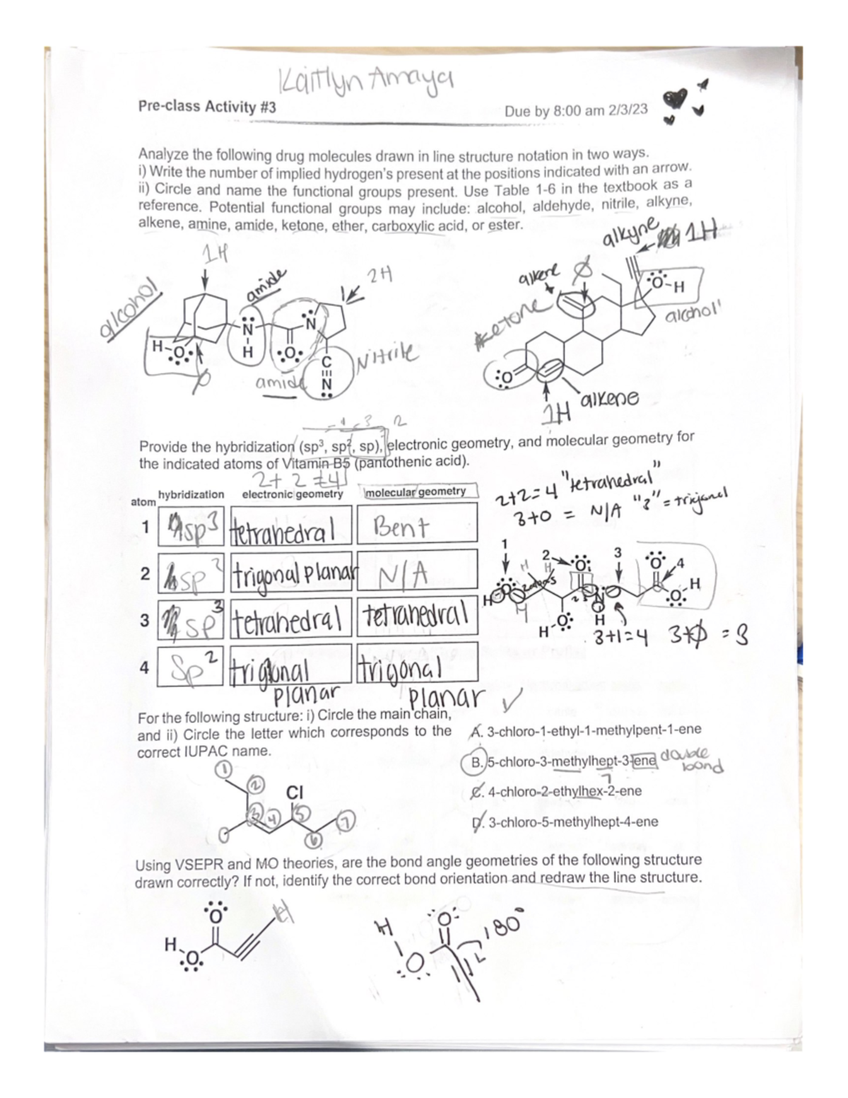 Scanned Documents - Practice OCHEM, hybridization, octets, IUPAC - CHEM ...