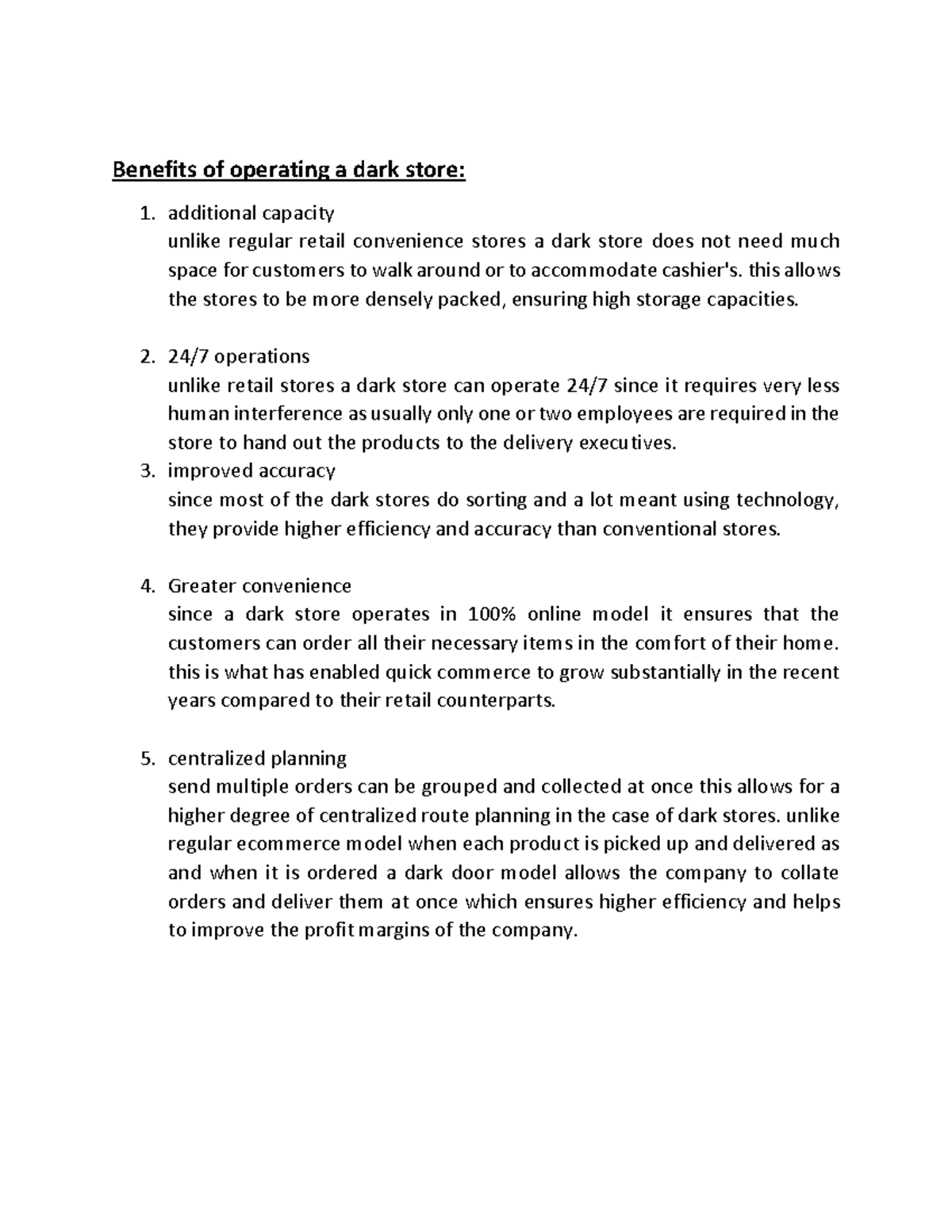 Quick Commerce notes-4 - Advanced Strategic Management - Studocu