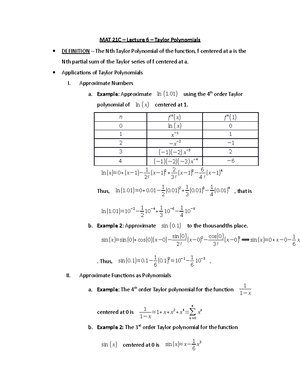 List of Derivative Rules - List of Derivative Rules Below is a list of ...