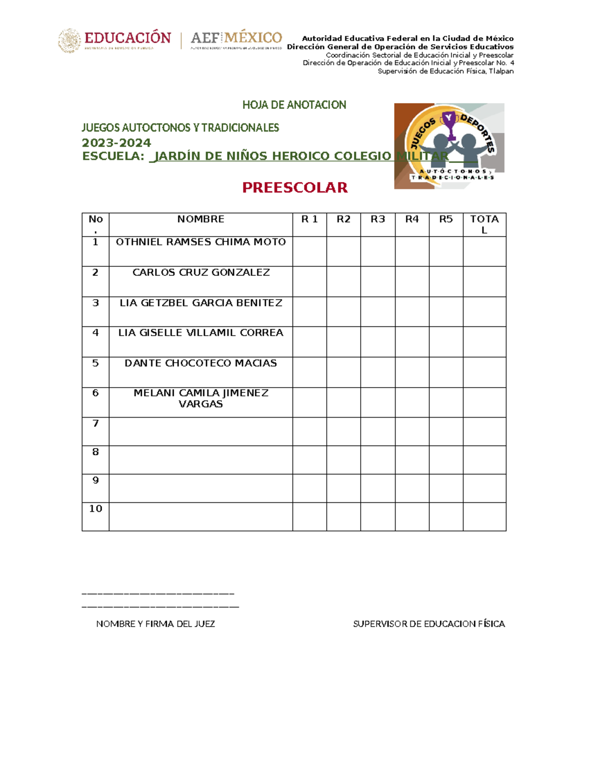 Juegos Autoctonos Y Tradicionales Pitarrita Colegio Militar - Autoridad ...