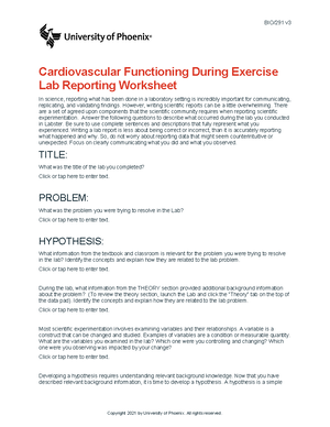 Bio290 v3 wk3 the regeneration biology lab - BIO/290 v Lab Reporting ...