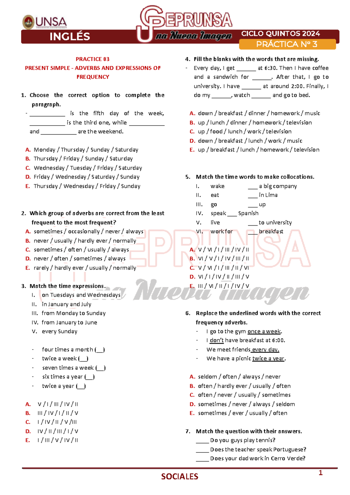 03 Soc Ingles - dsas asdsds adasdsa a a sd ad d - 1 CICLO QUINTOS 2024 ...