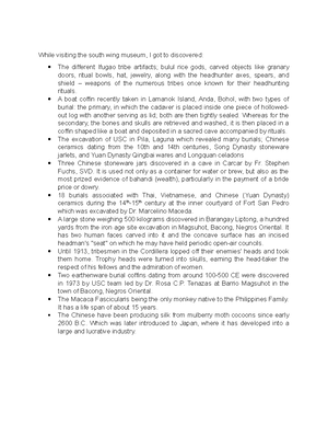 Reflection - History - Reflection The readings focuses on about Moro ...