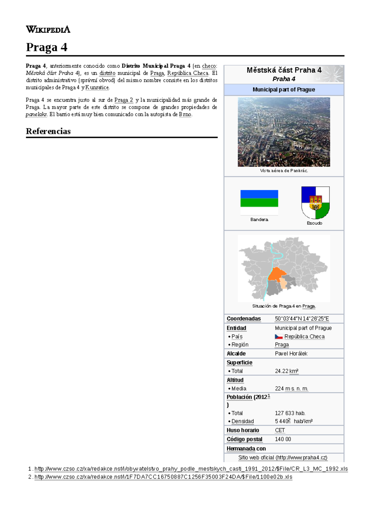 Praga 4 - Historia - Městská část Praha 4 Praha 4 Municipal part of ...