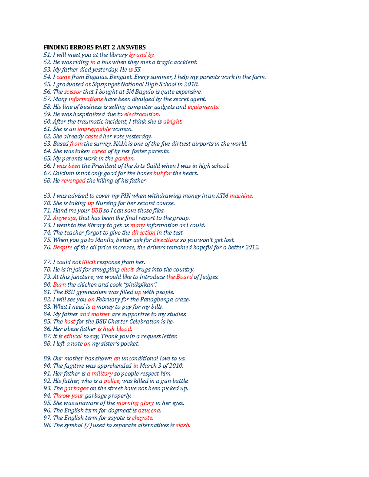 EPT Reviewer 9 - English Proficiency test - FINDING ERRORS PART 2 ...