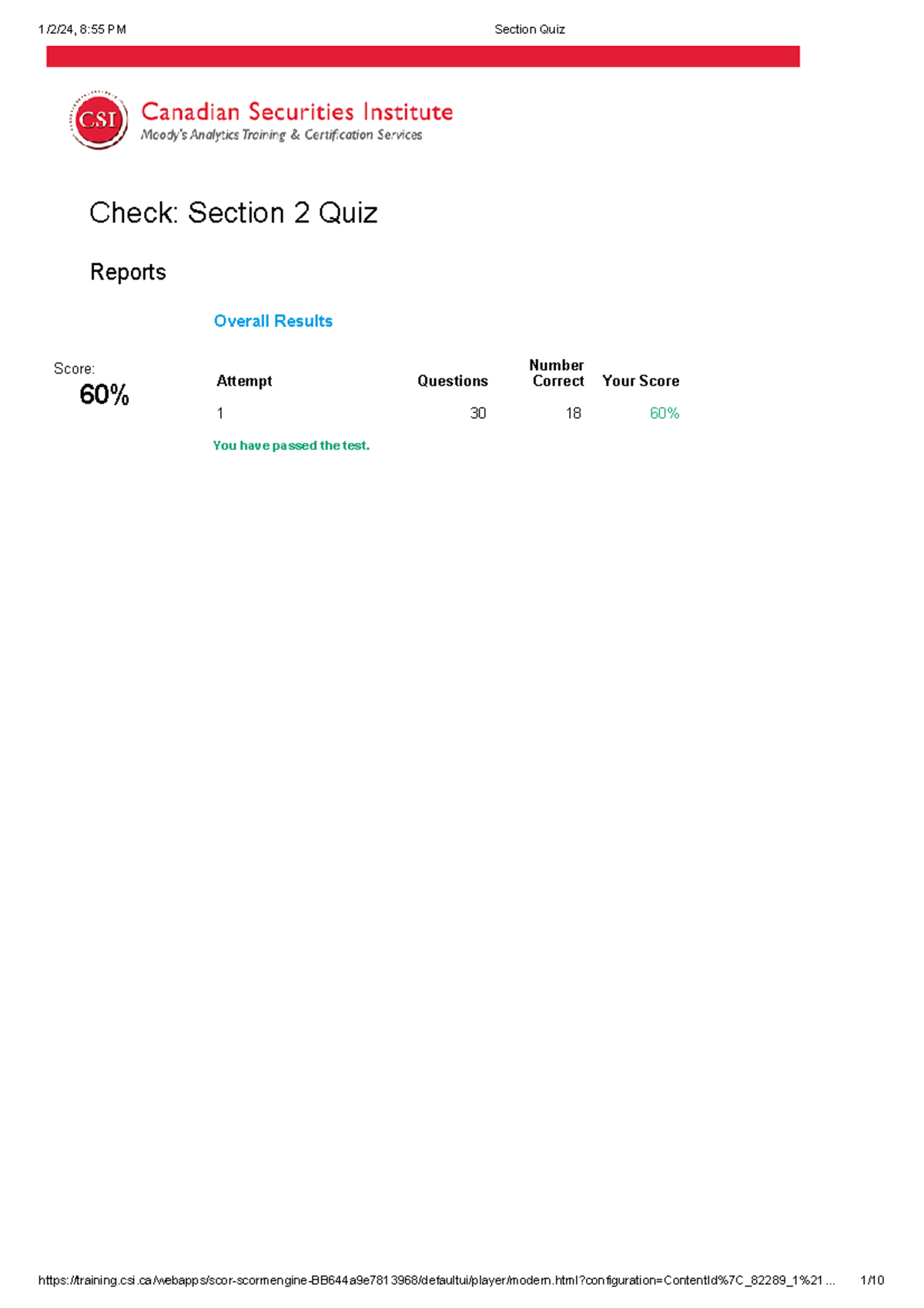 Section 2 Quiz - coursework - Check: Section 2 Quiz Reports Attempt ...