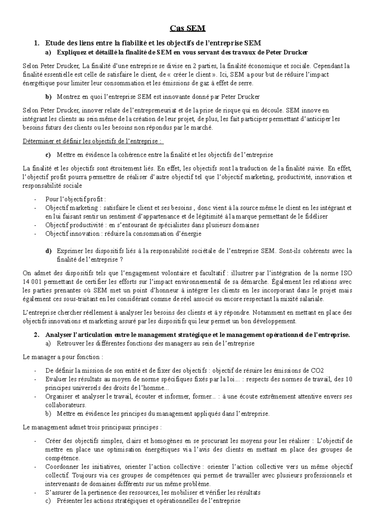 TD 3 Cas SEM - menduni - Cas SEM 1. Etude des liens entre la fiabilité ...