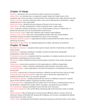 Chapter 1 reading guide - Chapter 1: Human Resources Management ...