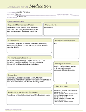 Metoprolol - Medication Template - ACTIVE LEARNING TEMPLATES Medication ...