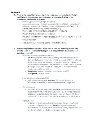 Tips for the Assessment in Week 10 - Prof. Parisa Aslani Tips for the Assessment in Week 9 Q ...