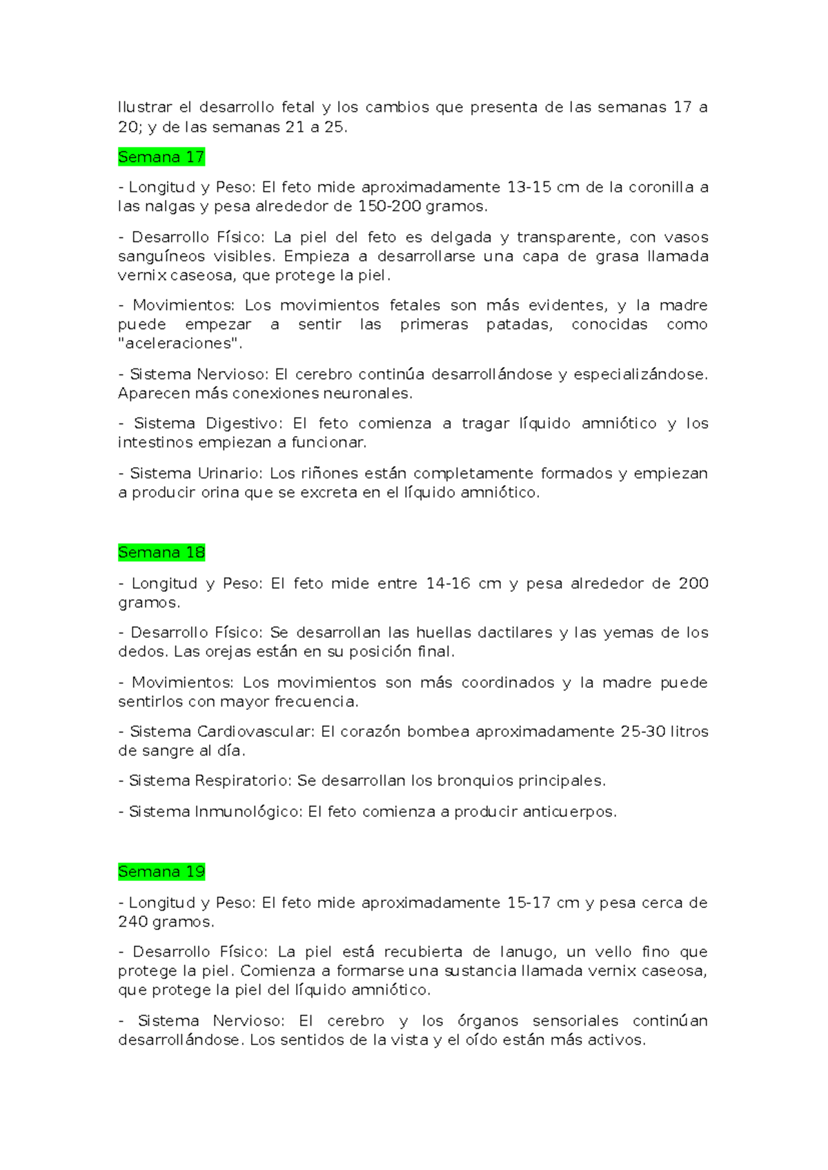 Embiro - fgrfdffdrerererer - Ilustrar el desarrollo fetal y los cambios ...