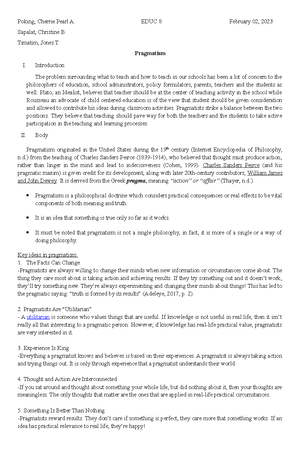 SED LIT 2 Activities for Chapter 2 - Name: Danis, Sylvia Taguiba Course ...