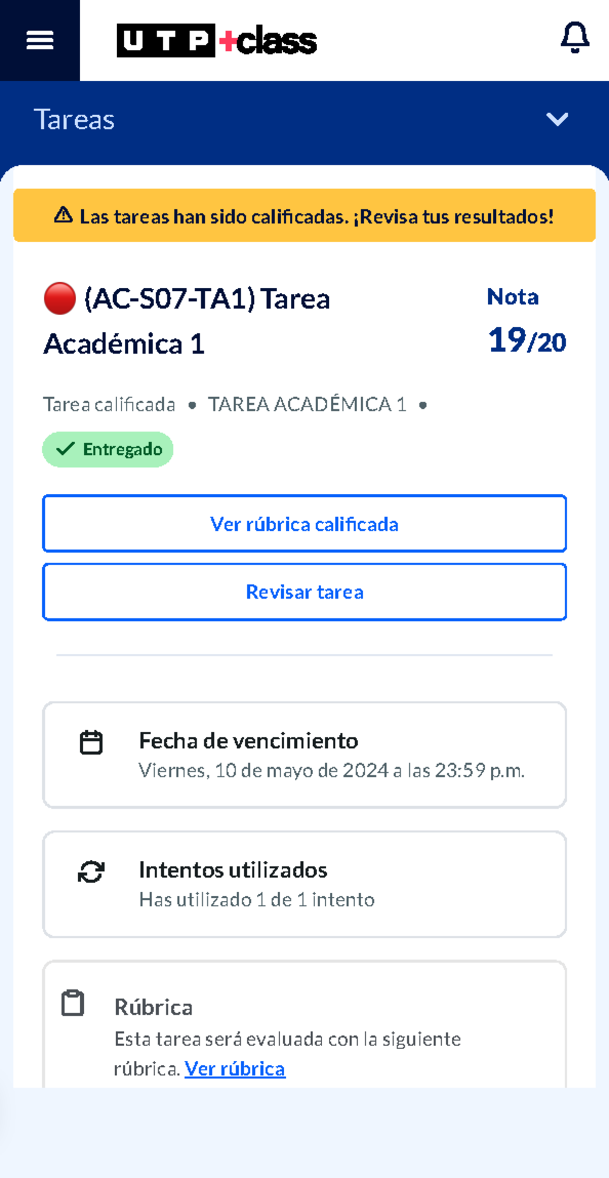 UTP+class Cursos - cursos varios - Tareas Las tareas han sido ...