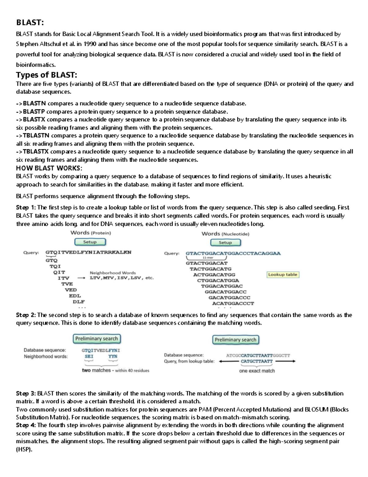 Blast fasta - BLAST: BLAST stands for Basic Local Alignment Search Tool ...