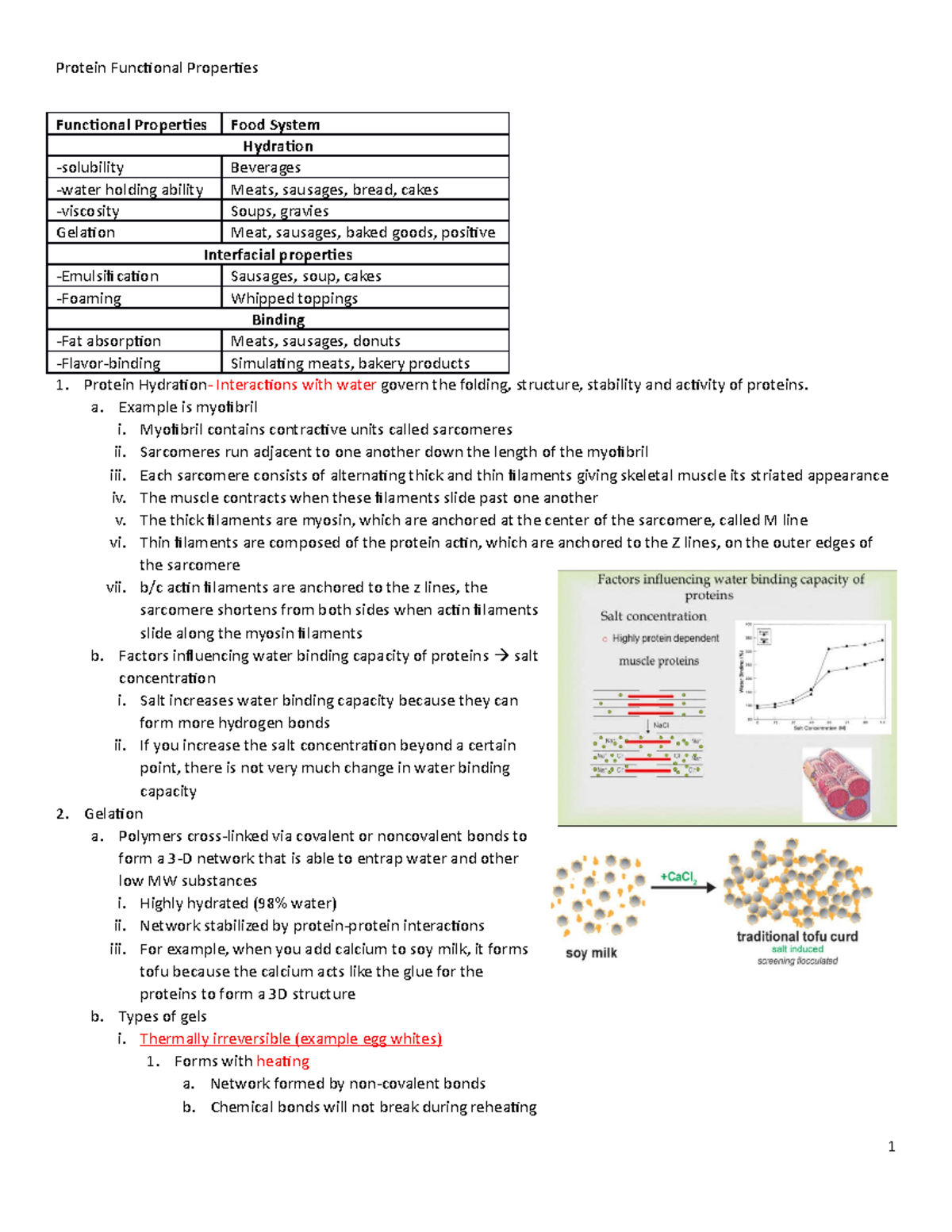 9.2 Protein Functional Properties - Protein Funcional Properies ...