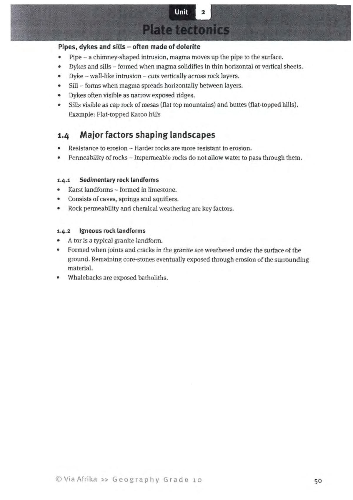 G10 Plate tectonics 1 - LMTH 1950 - Studocu