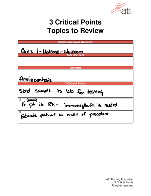 Maternity Case 1 DA - vsim documentation - Maternity Case 1: Olivia ...