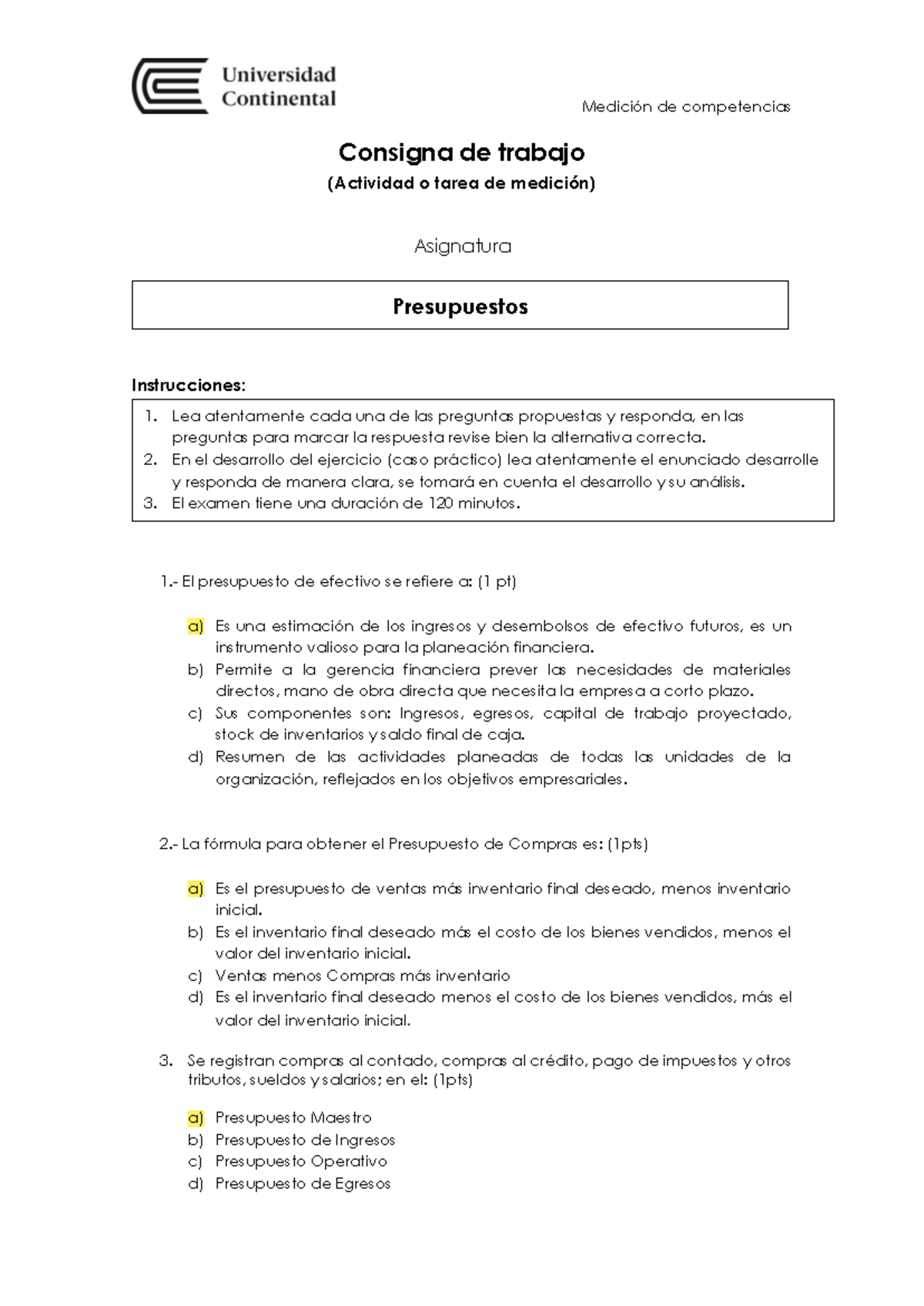Consigna -JEAN - COSNIGNA2 - Medición de competencias Consigna de trabajo (Actividad o tarea de ...