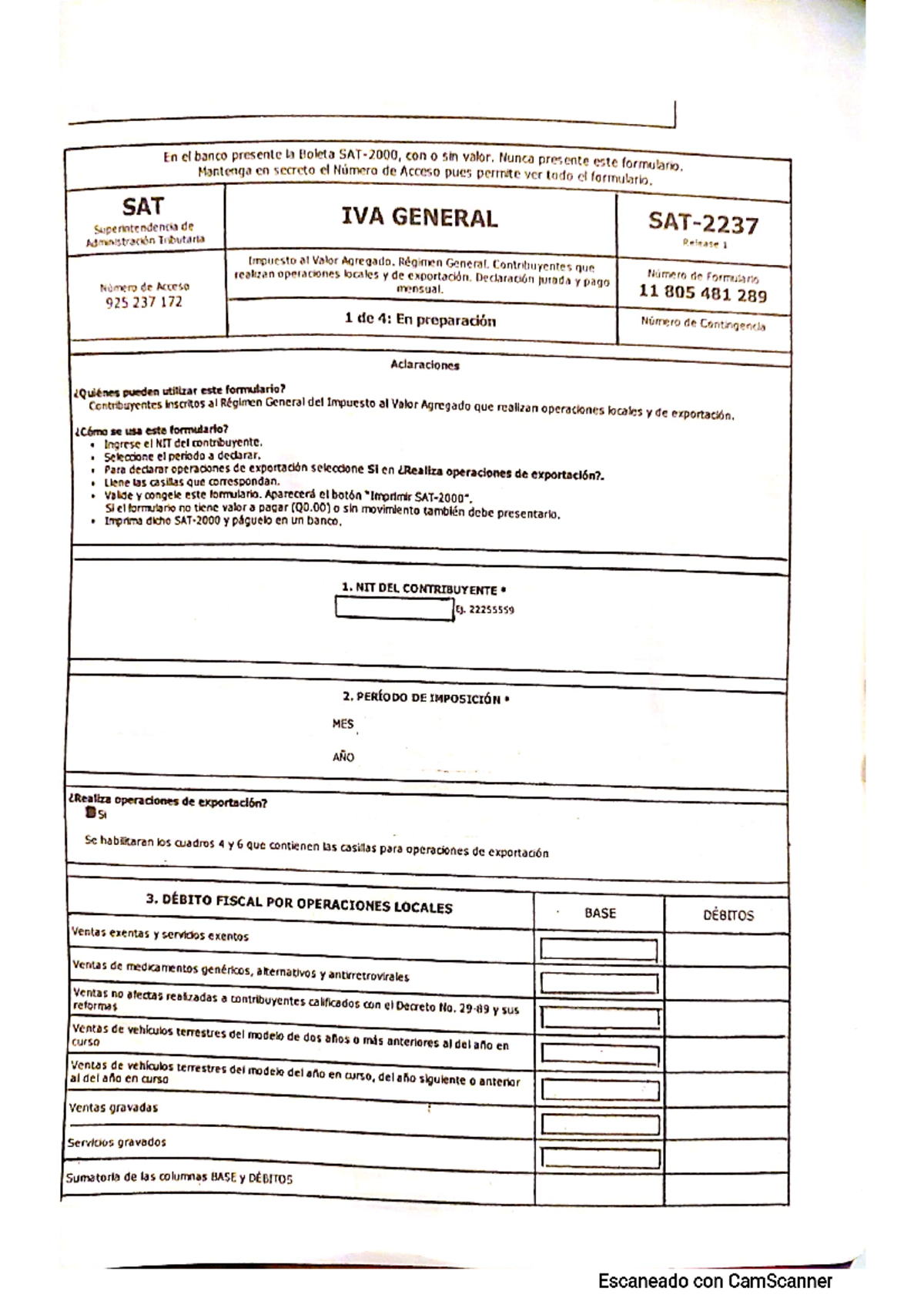 IVA general - Contabilidad I - Studocu