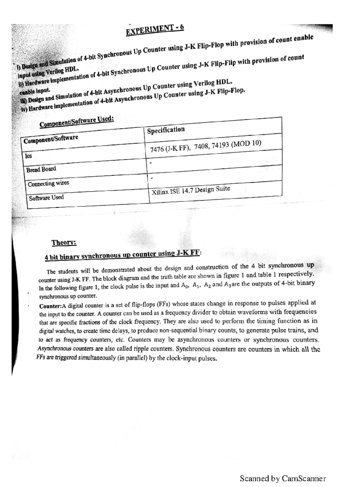 DE Experiment - 6 - Digital Electronics Lab - Studocu