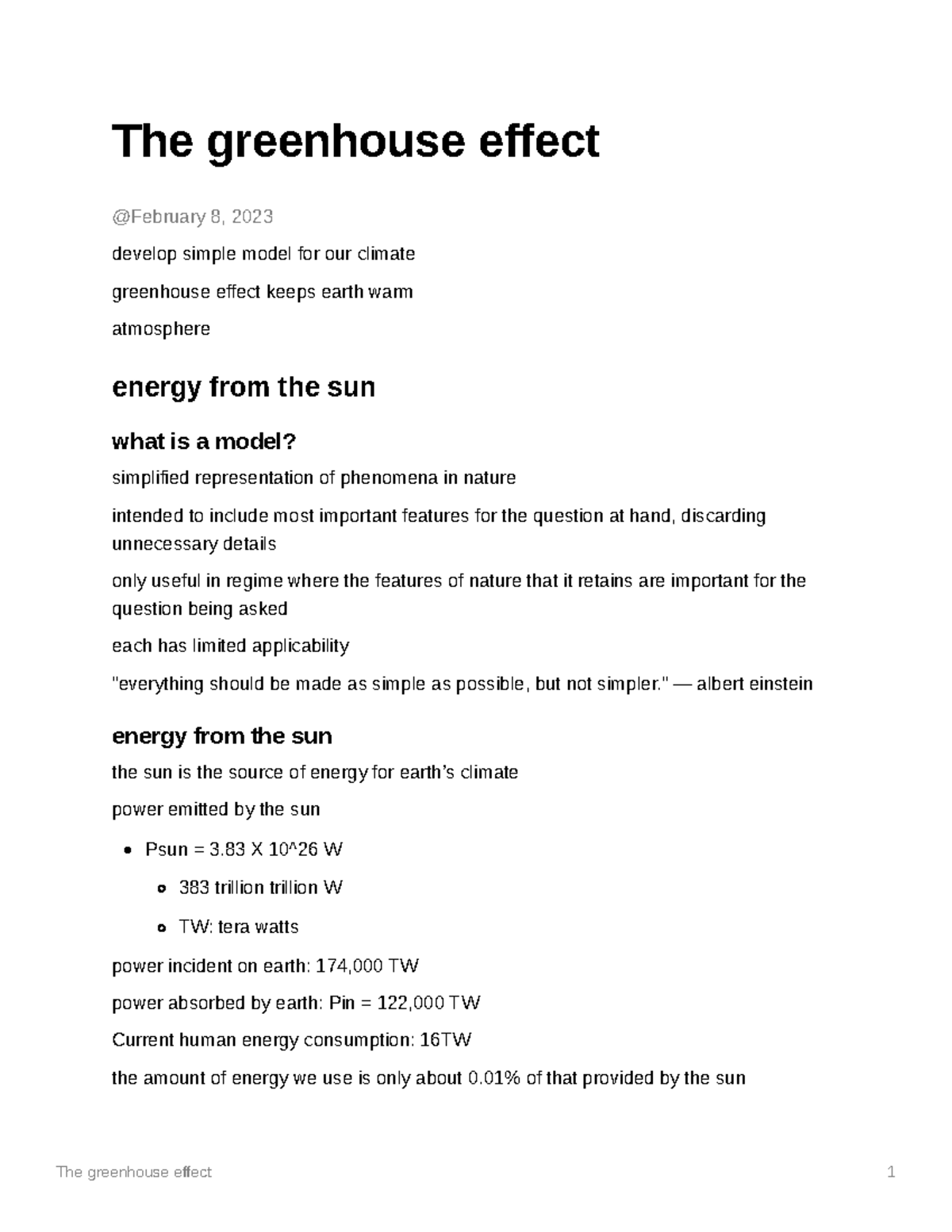 Greenhouse effect - Morrison - The greenhouse effect develop simple ...