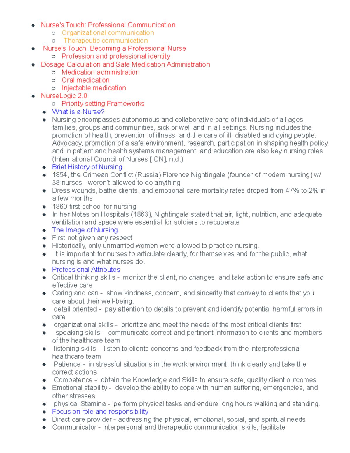 Ati Nurse's Touch Professional Communication Types Of Communication Quizlet at Tiffany Truman blog