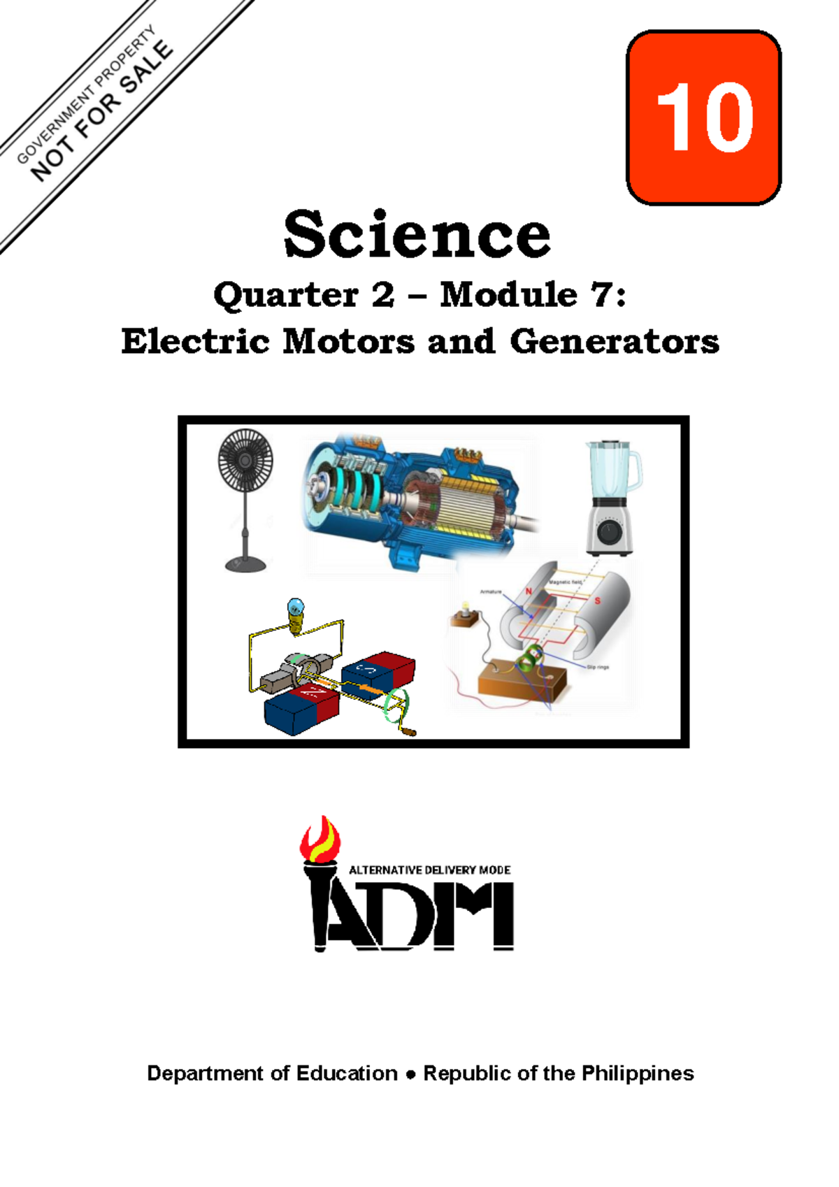 Science 10 Q2 M7 Electric Motorand Generators v3 - Science Quarter 2 ...