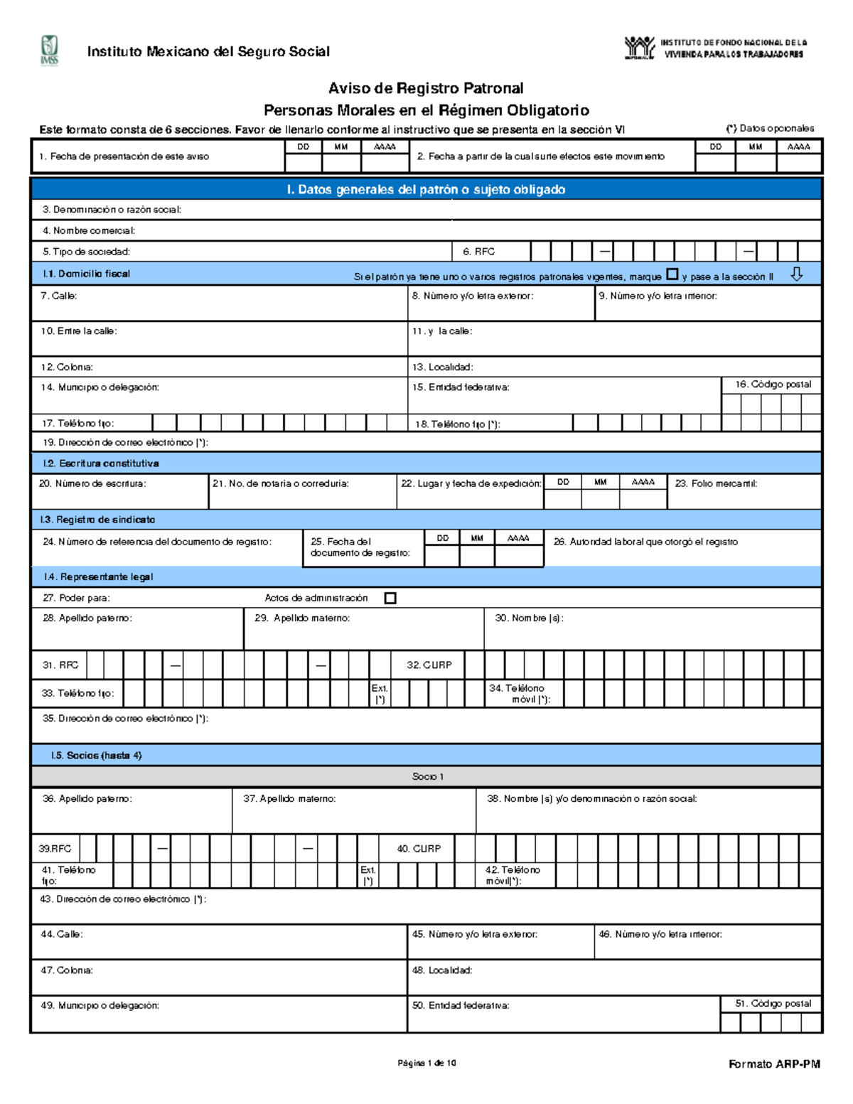 22. 2 ACTA Patronal ANTE EL IMSS - Aviso de Registro Patronal Personas Morales en el Régimen ...