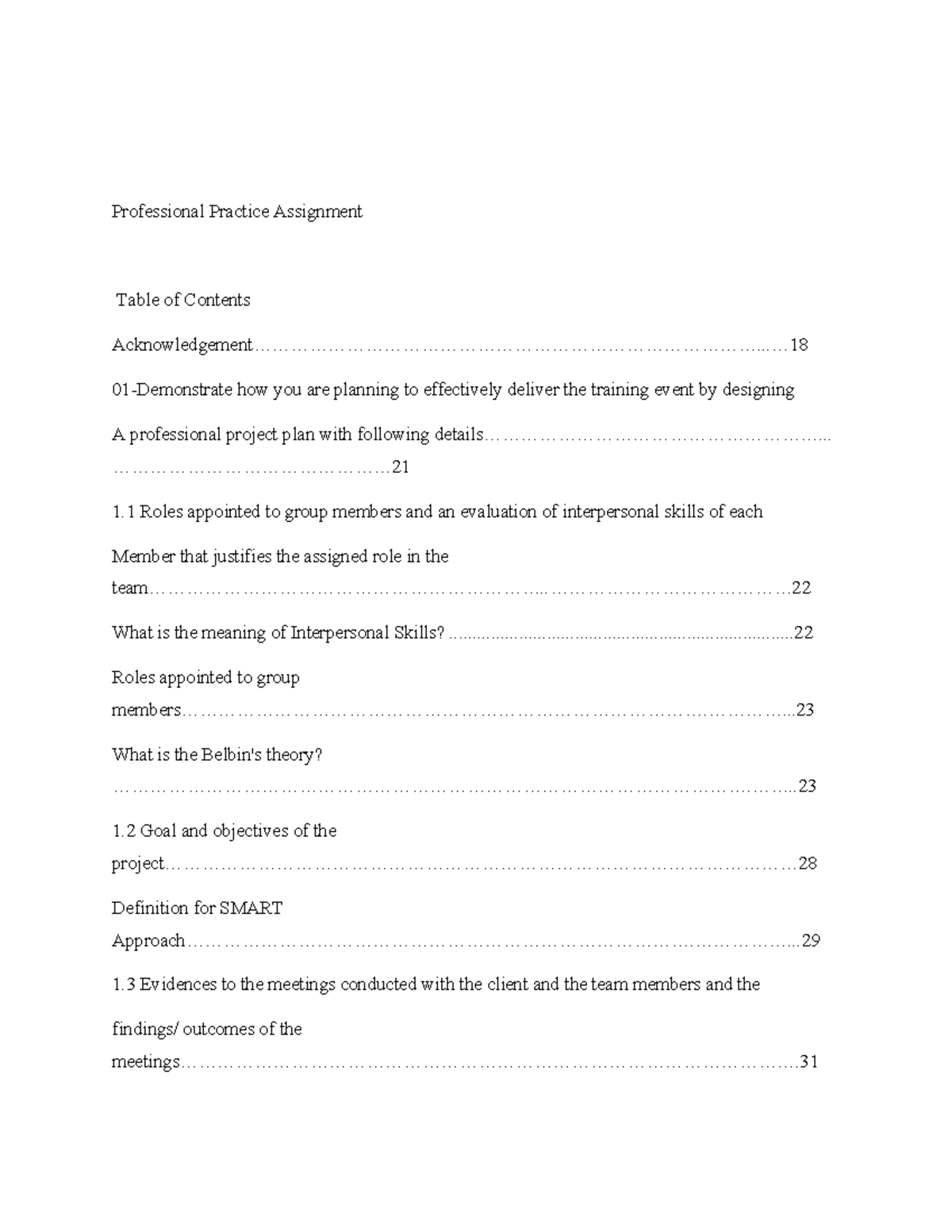 Professional practice assignment - Professional Practice Assignment ...