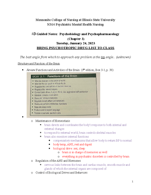 Exam 1 blueprint - psych/mental health nursing key takeaways for exam 1 ...