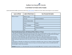 CJ 140 Module Four Assignment - An example has been provided. Audience ...