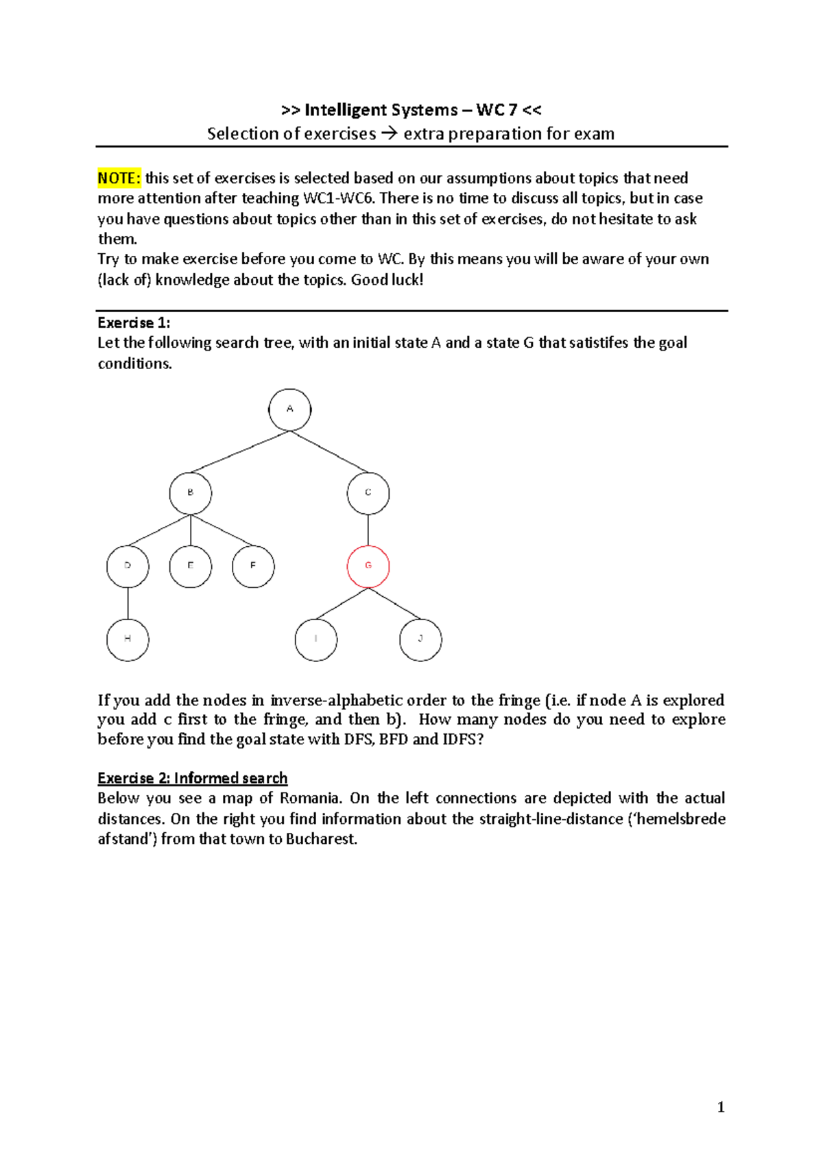 Proef/oefen tentamen 12 December 2019, vragen - Warning: TT: undefined function: 32 Warning: TT ...