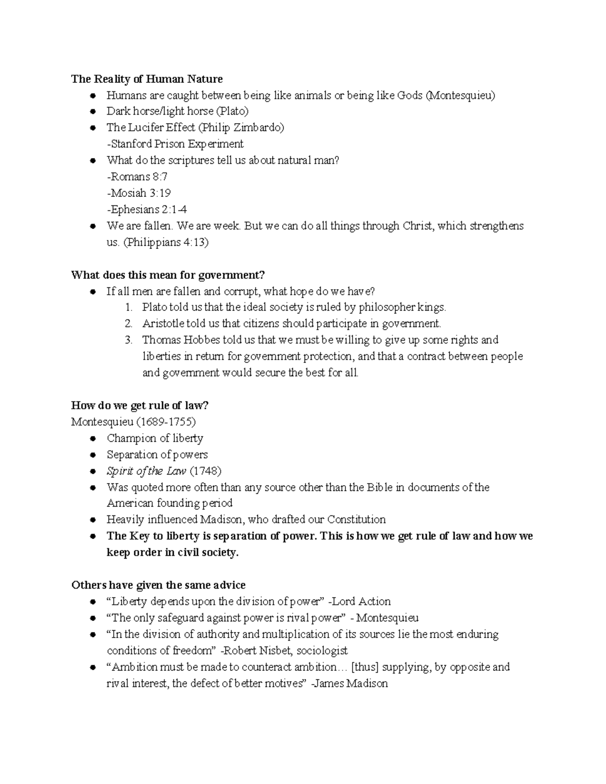 THE Reality OF Human Nature - The Reality of Human Nature Humans are ...