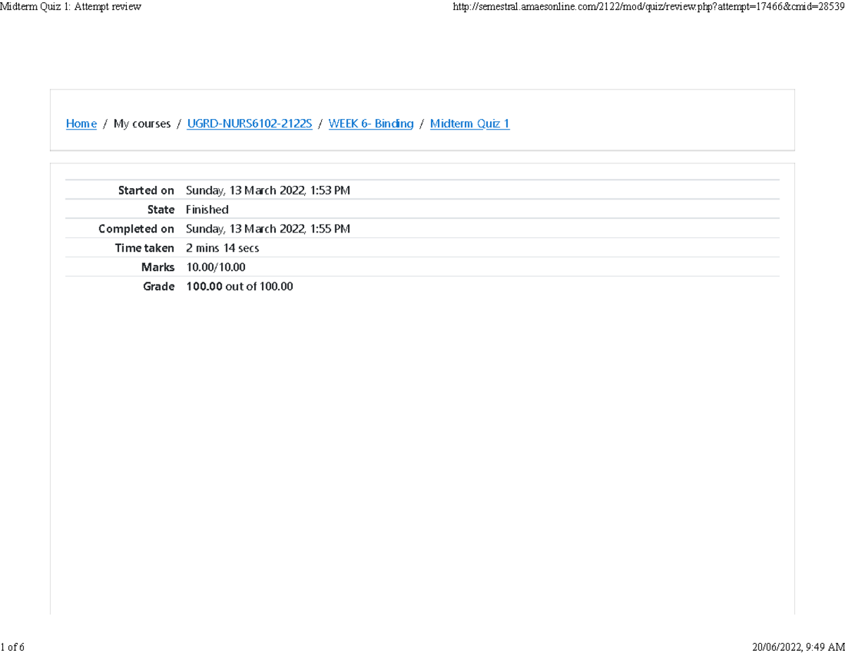 Midterm 102 - qeqw - Home / My courses / UGRD-NURS6102-2122S / WEEK 6 ...