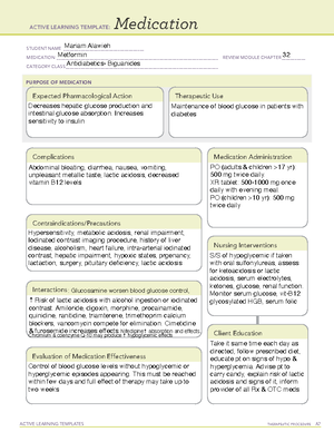 Gabapentin- Med template - ACTIVE LEARNING TEMPLATES TherapeuTic ...
