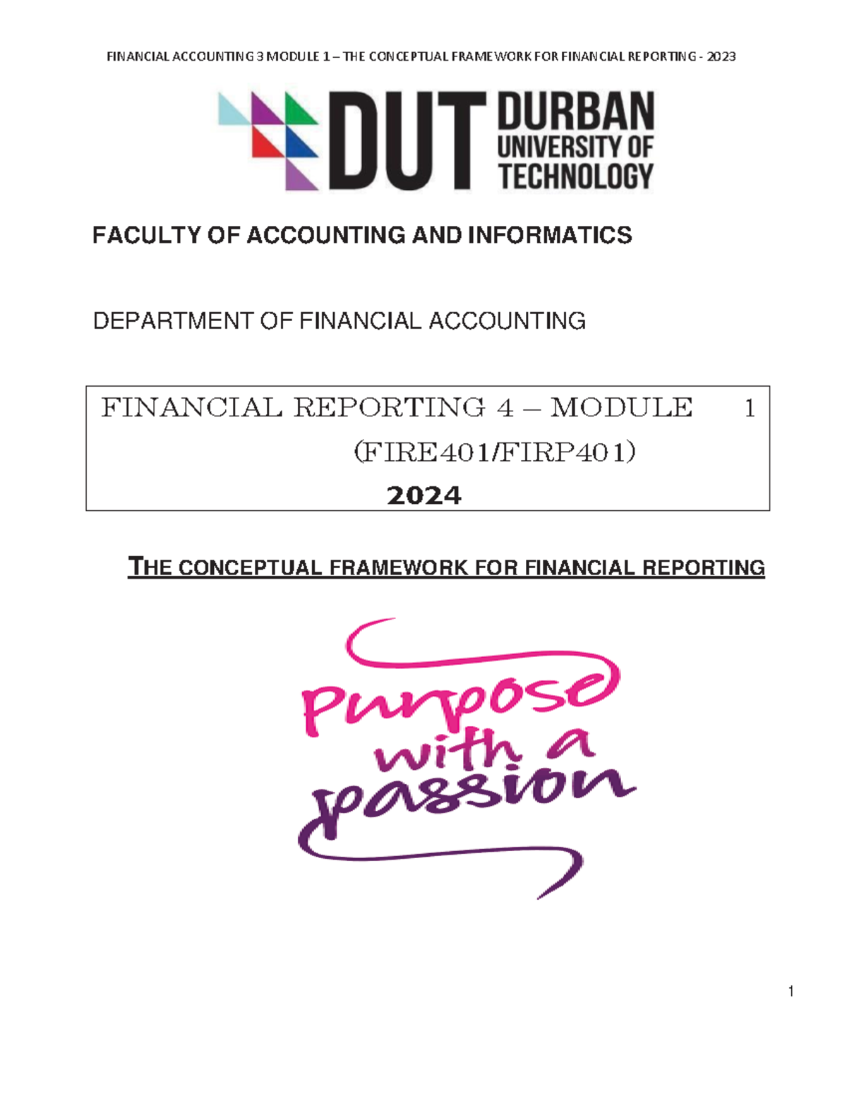 Conceptual framework 2024 - FACULTY OF ACCOUNTING AND INFORMATICS ...