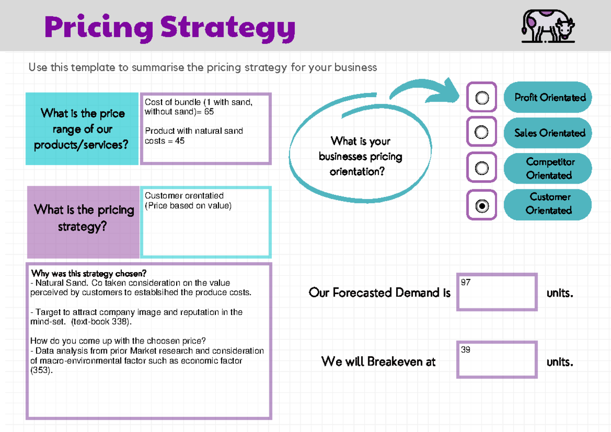 Week 5- Pricing, Competition and objectives 3 - Pricing Strategy ...